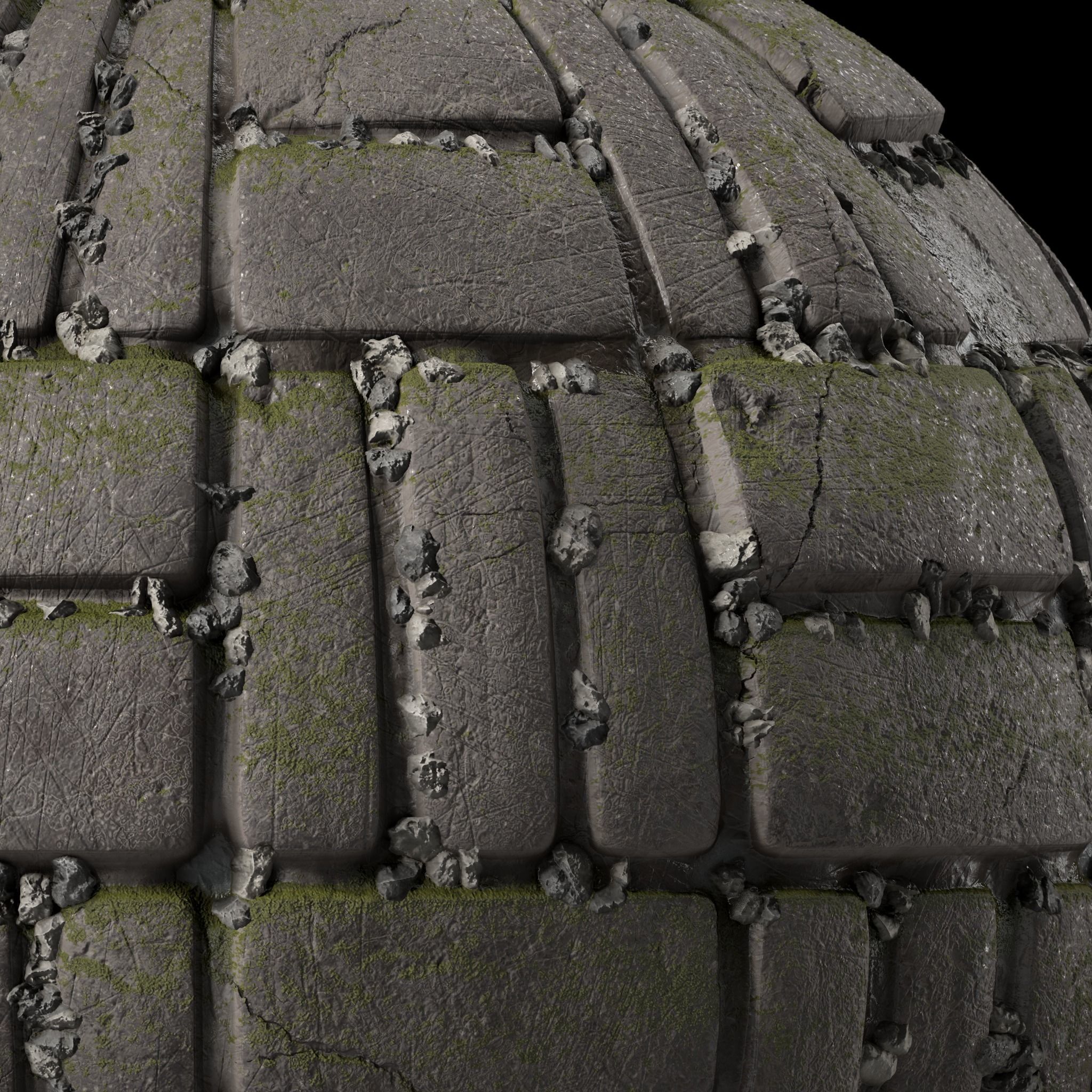 Texture Pavement Materials 29- By Gravel and Mud Pbr 4k Seamless VR ...