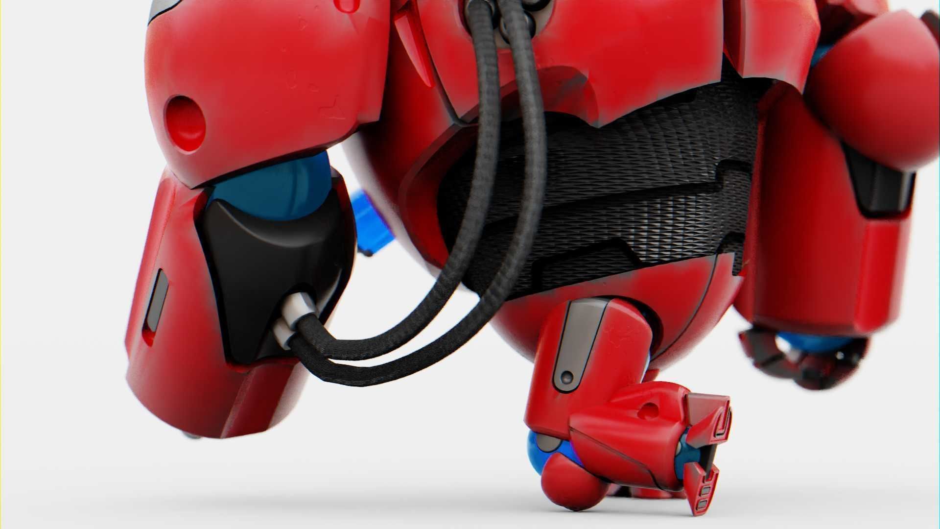 ASTRONAUT BOT ARES-B RIGGED 3D model rigged | CGTrader