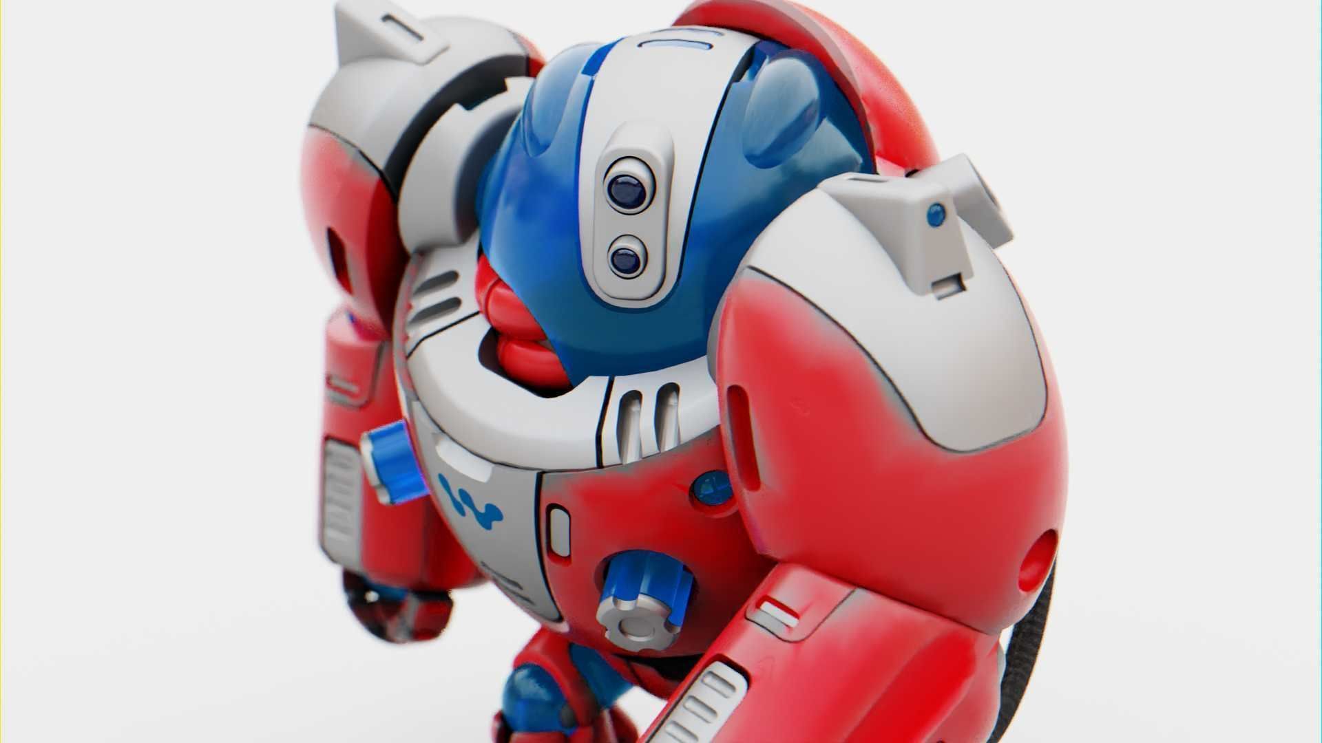 ASTRONAUT BOT ARES-B RIGGED 3D model rigged | CGTrader