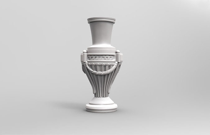 Decorated jar 3D model 3D printable | CGTrader