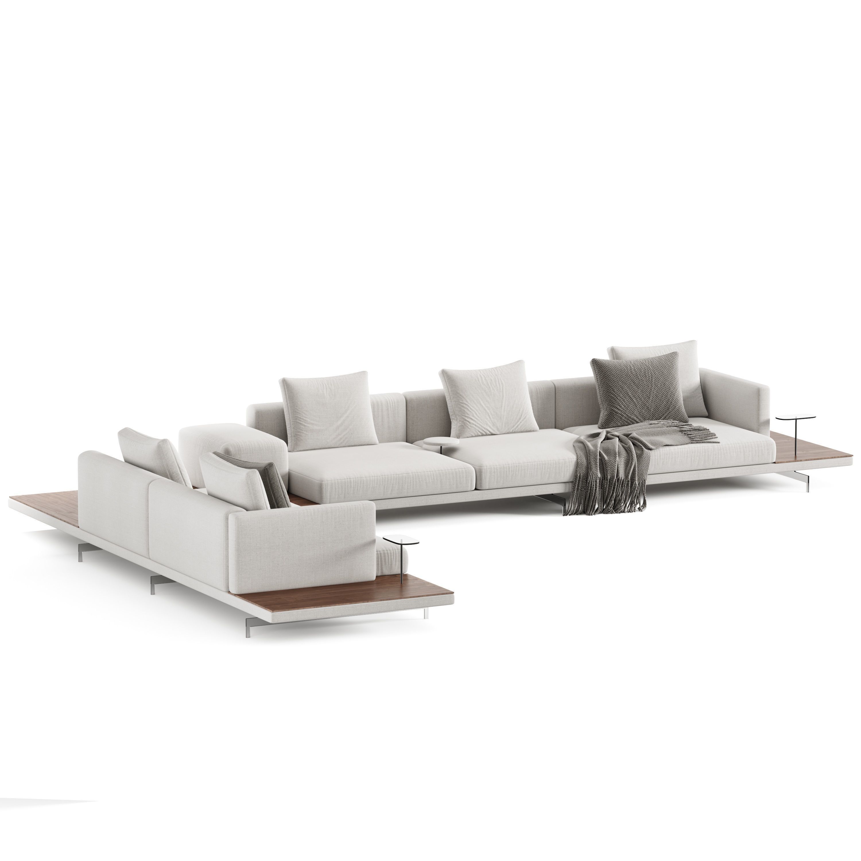 Sofa B B italia Dock model 01 3D model | CGTrader