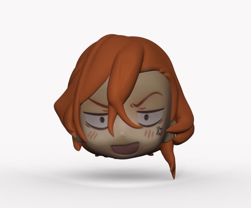 NENDO CHUUYA HEAD AND FACEPLATES 3D model 3D printable | CGTrader