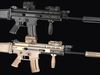 3D Model Collection Tactical modular assault rifle FN SCAR-L mk 16 and SCAR-H mk 17 VR / AR ...