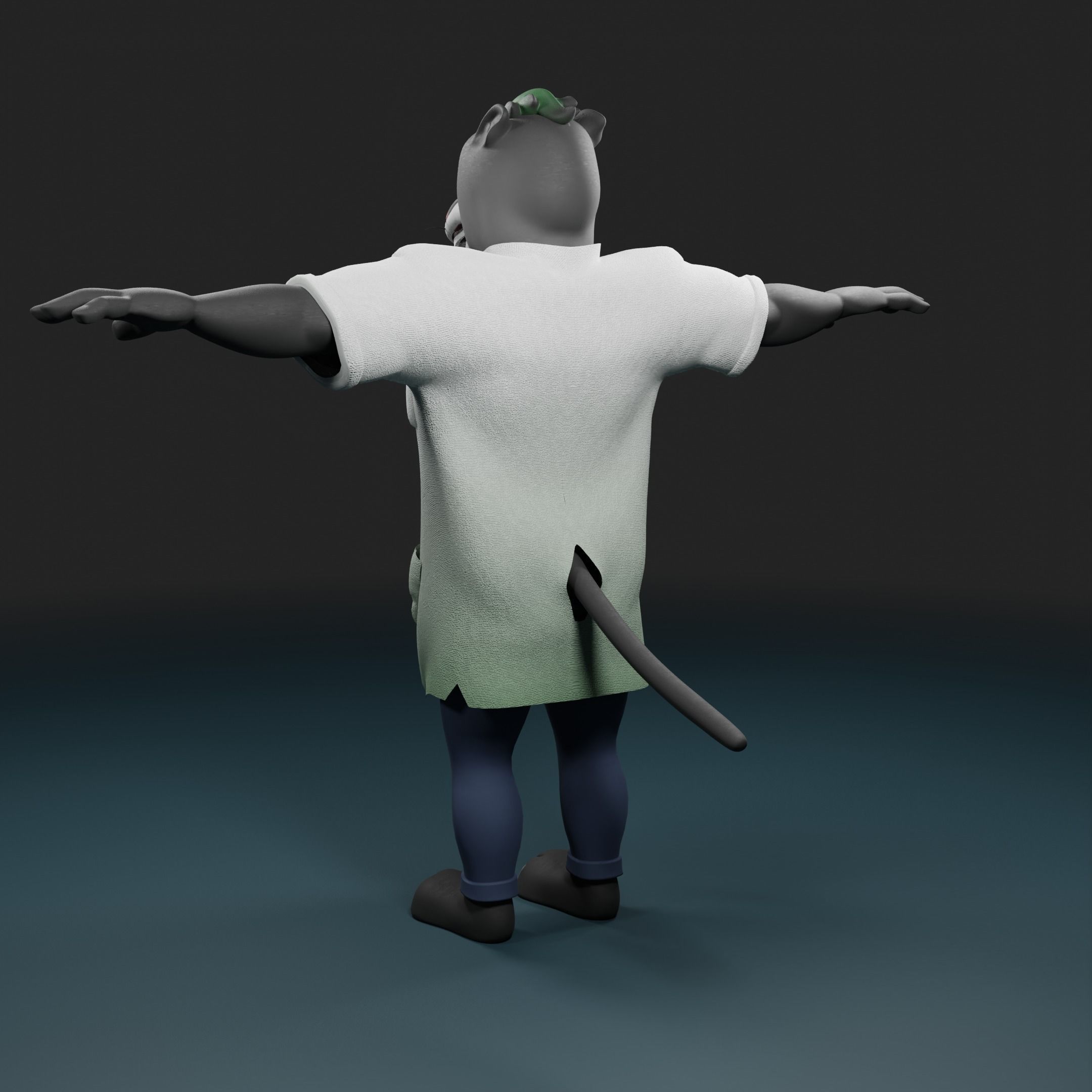 3D model Panther humanoid character rigged VR / AR / low-poly | CGTrader