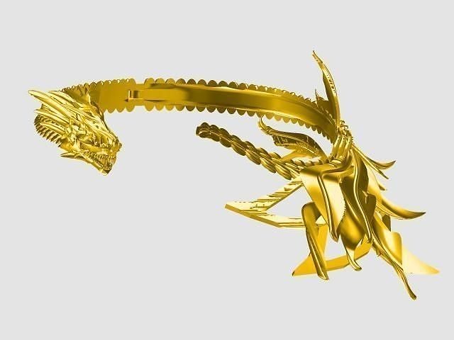 Dragon Chain 3D model 3D printable | CGTrader