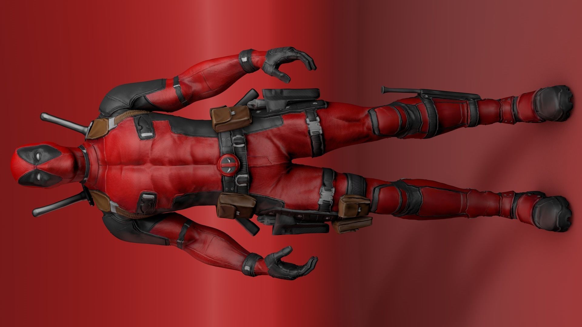 Deadpool 3d Printable STL 3D model 3D printable | CGTrader
