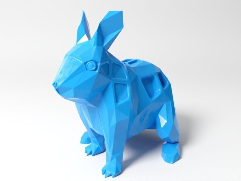 Polygon Rabbit 3D model 3D printable | CGTrader