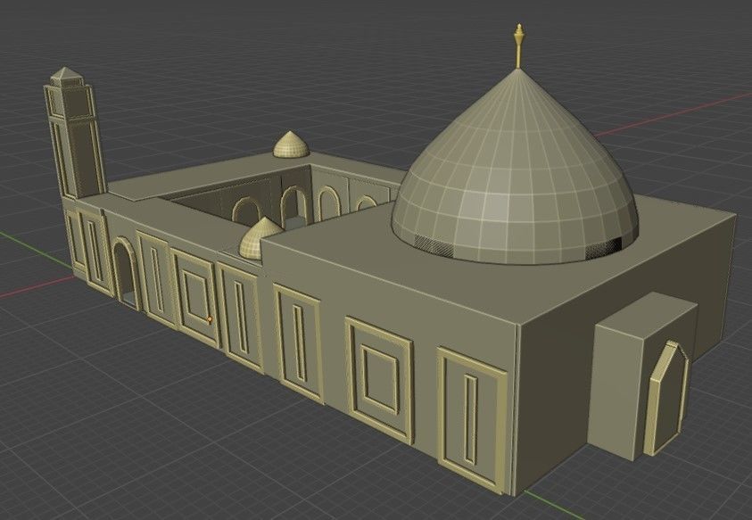 3D model 3D masjid VR / AR / low-poly | CGTrader