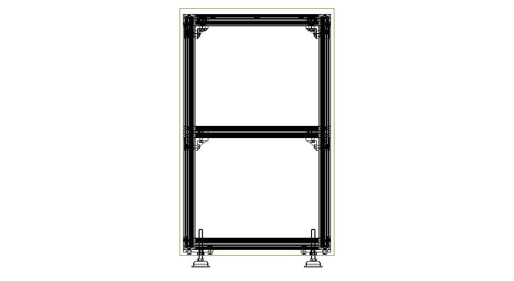 Aluminium Profile Framework WL45 3D model rigged | CGTrader