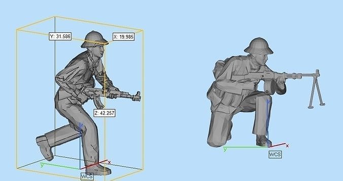 US VietNam War Soldier 3D model 3D printable | CGTrader