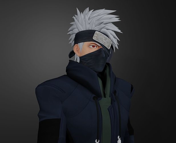 kakashi hataki 3D model animated rigged | CGTrader