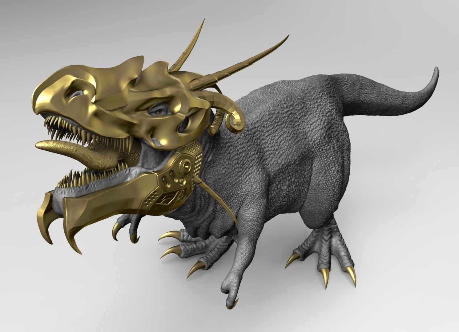 T-REX - TEC PRINTING 3D JURASSIC PARK 3D model 3D printable animated ...