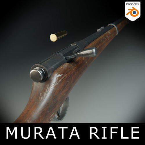 3D model Murata rifle VR / AR / low-poly | CGTrader