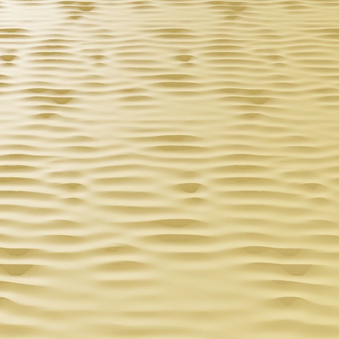 3D model Tileable Sand Terrain Dunes - 4K textures VR / AR / low-poly ...