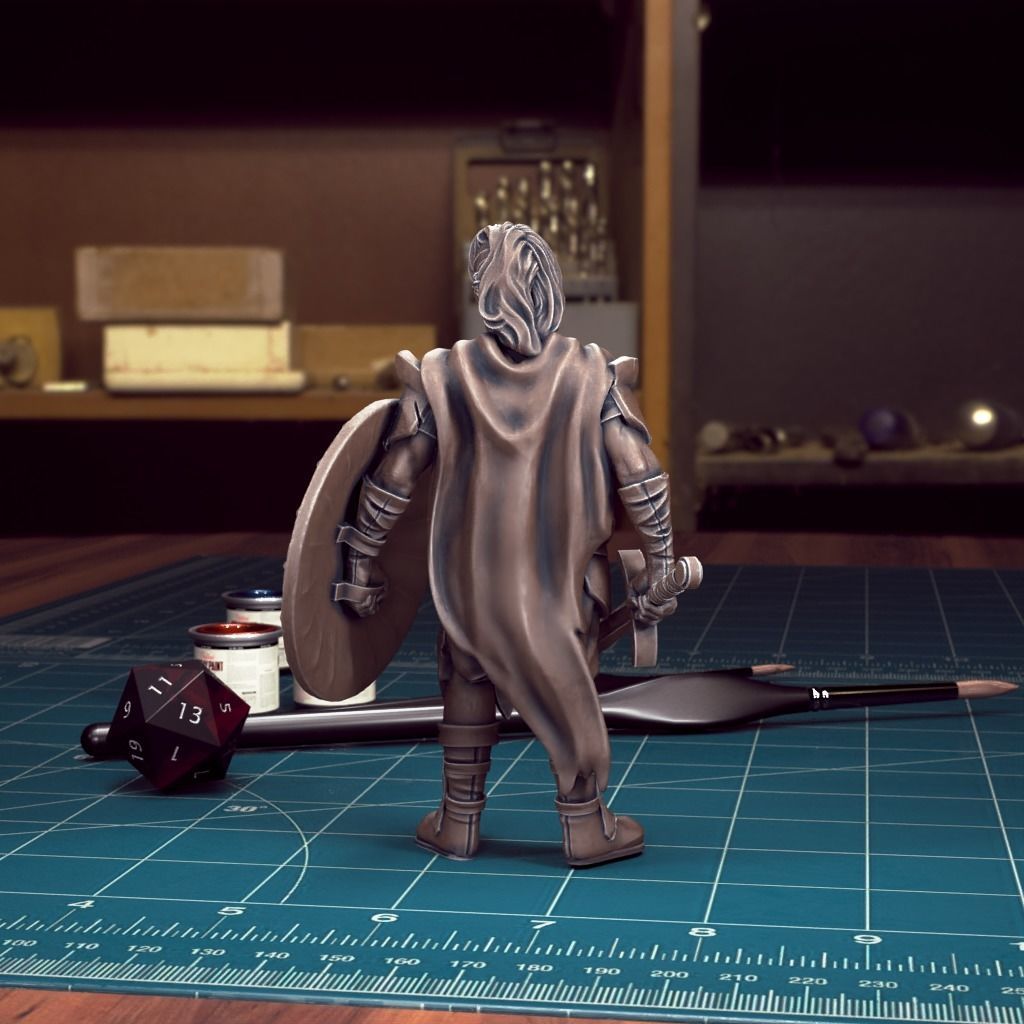 DND Heroes - Goliath Fighters - Pre-Supported 3D model 3D printable ...