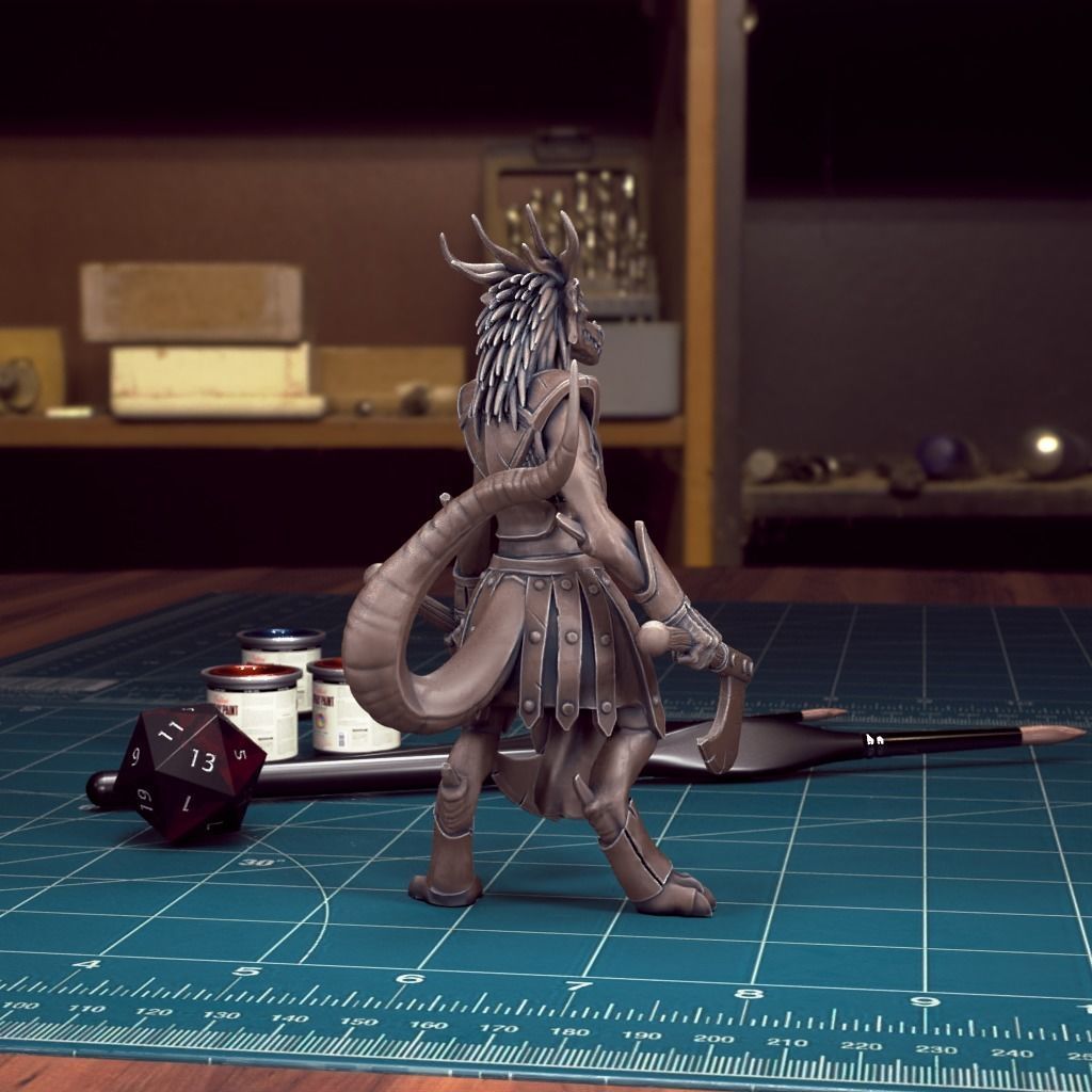 DND Heroes - Dragonborn Fighters - Pre-Supported 3D model 3D printable ...