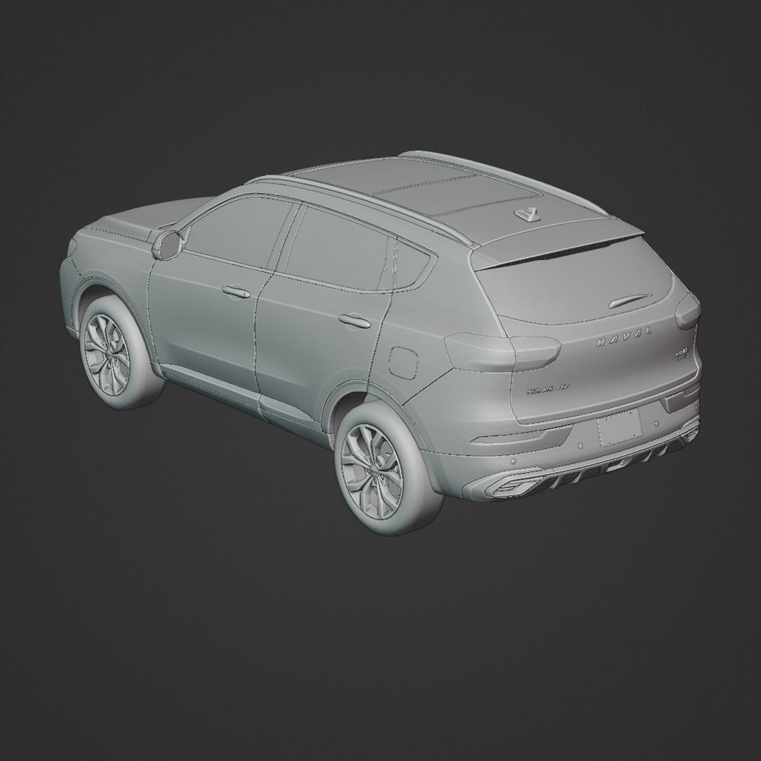 3D model Haval H6 2021 VR / AR / low-poly | CGTrader