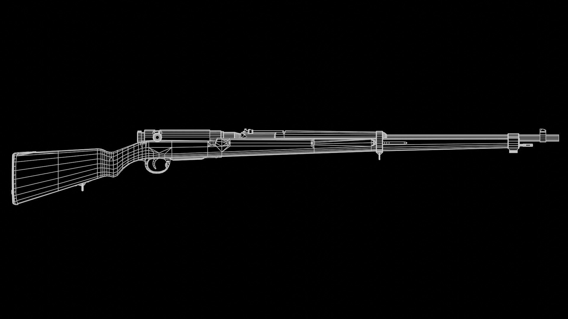 3D model Arisaka M38 VR / AR / low-poly | CGTrader