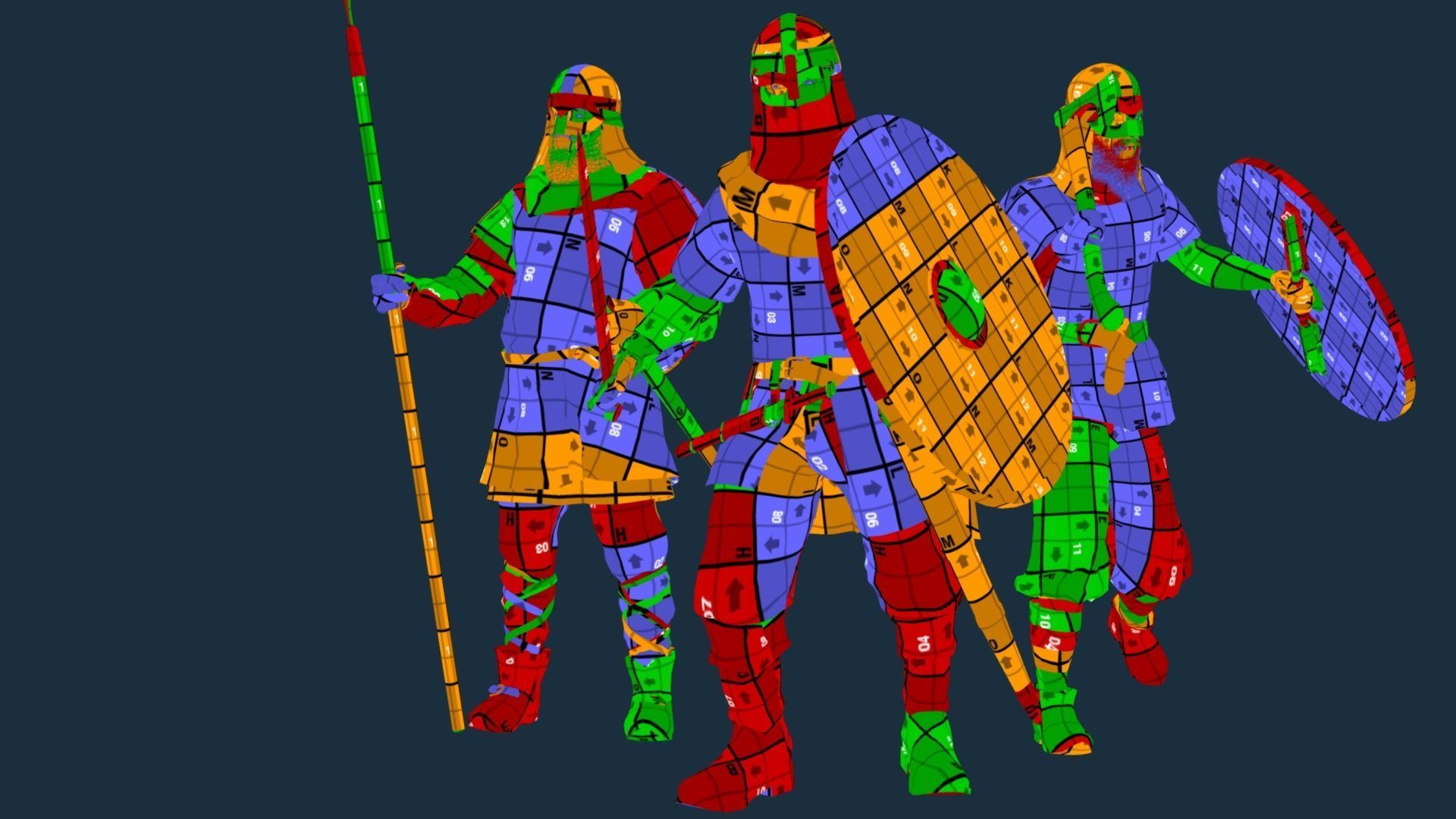 3D model Vikings VR / AR / low-poly | CGTrader