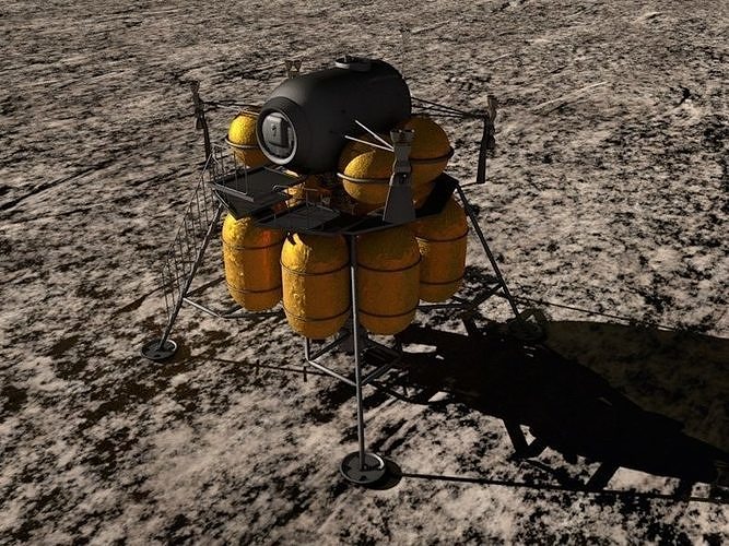 NASA Artemis lunar lander free 3D model | CGTrader