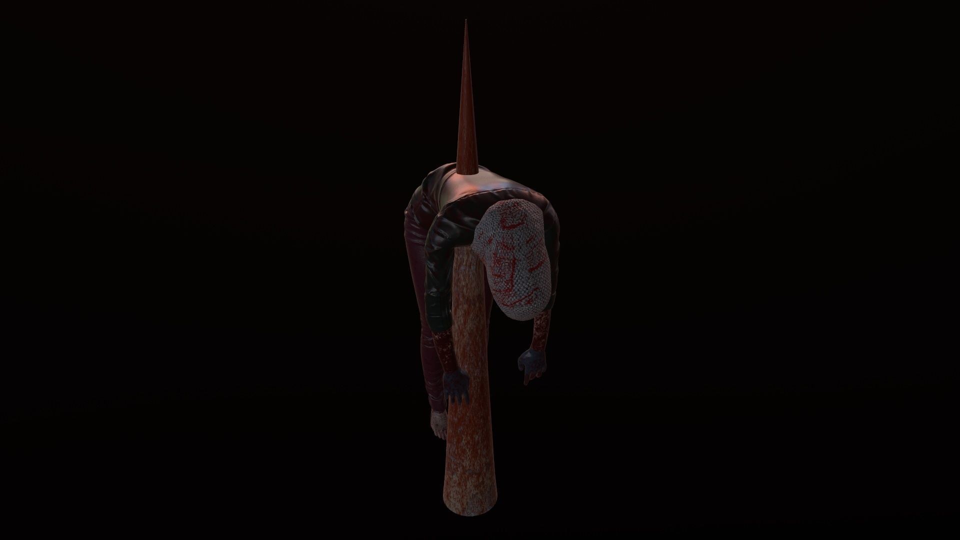 3D model Dead tortured man V2 VR / AR / low-poly | CGTrader