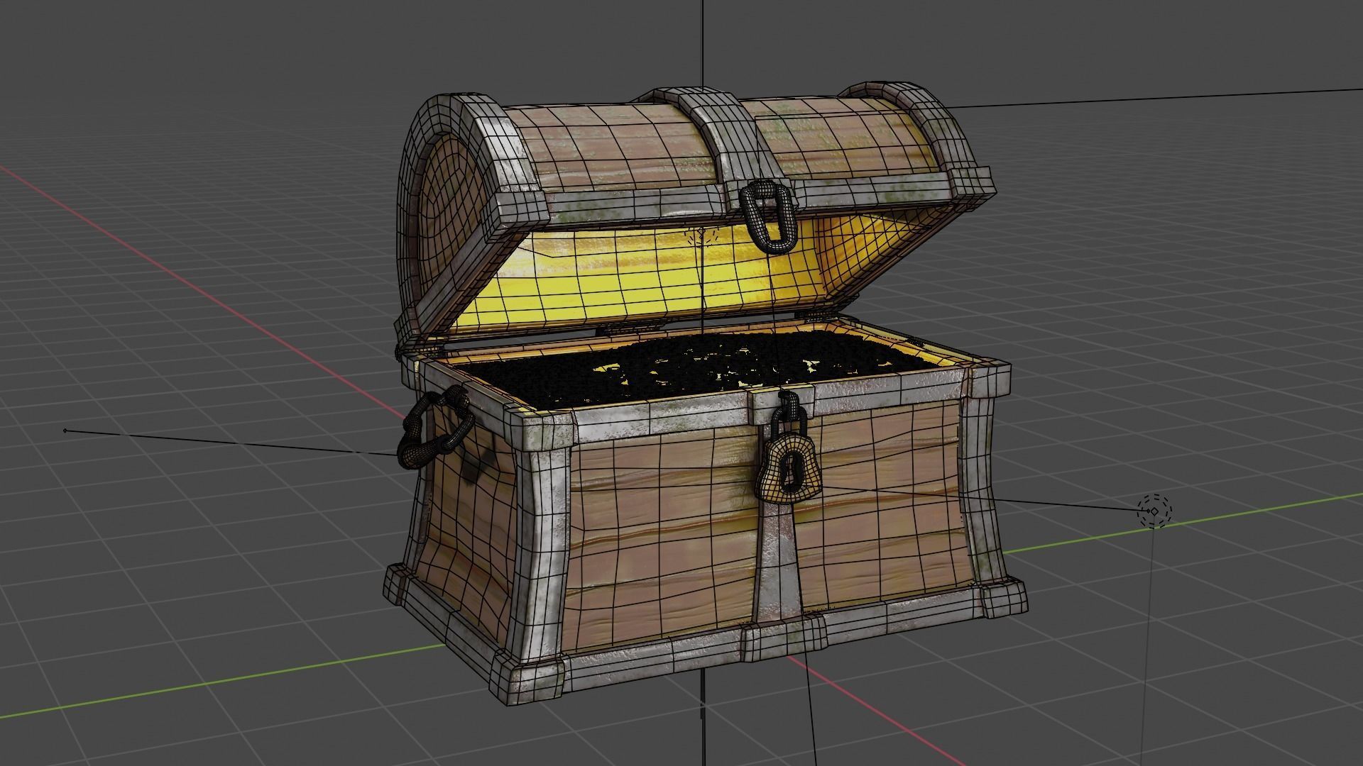 3D model Treasure Chest VR / AR / low-poly | CGTrader