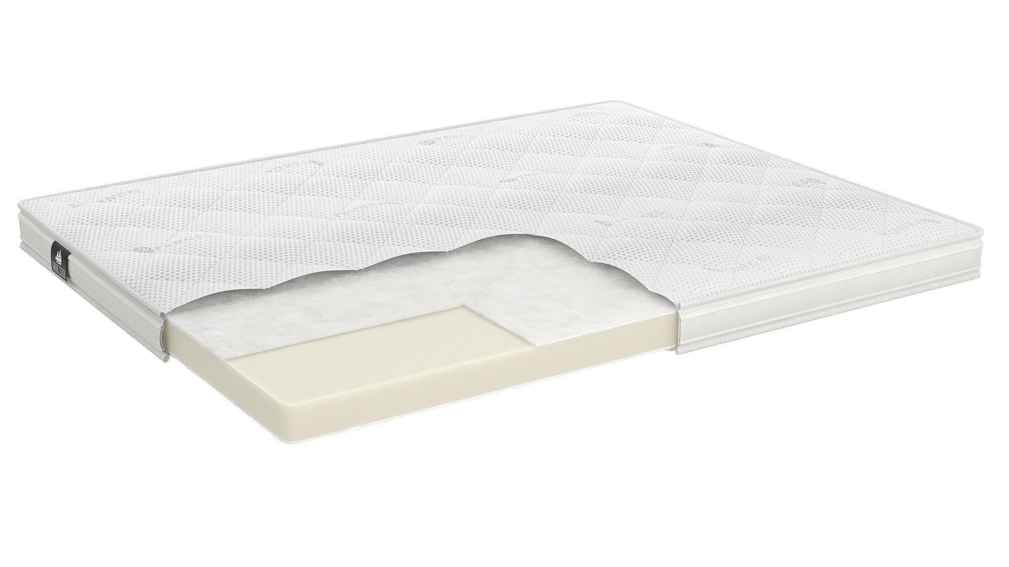 Mattress cross section view model 3D model 3D model | CGTrader