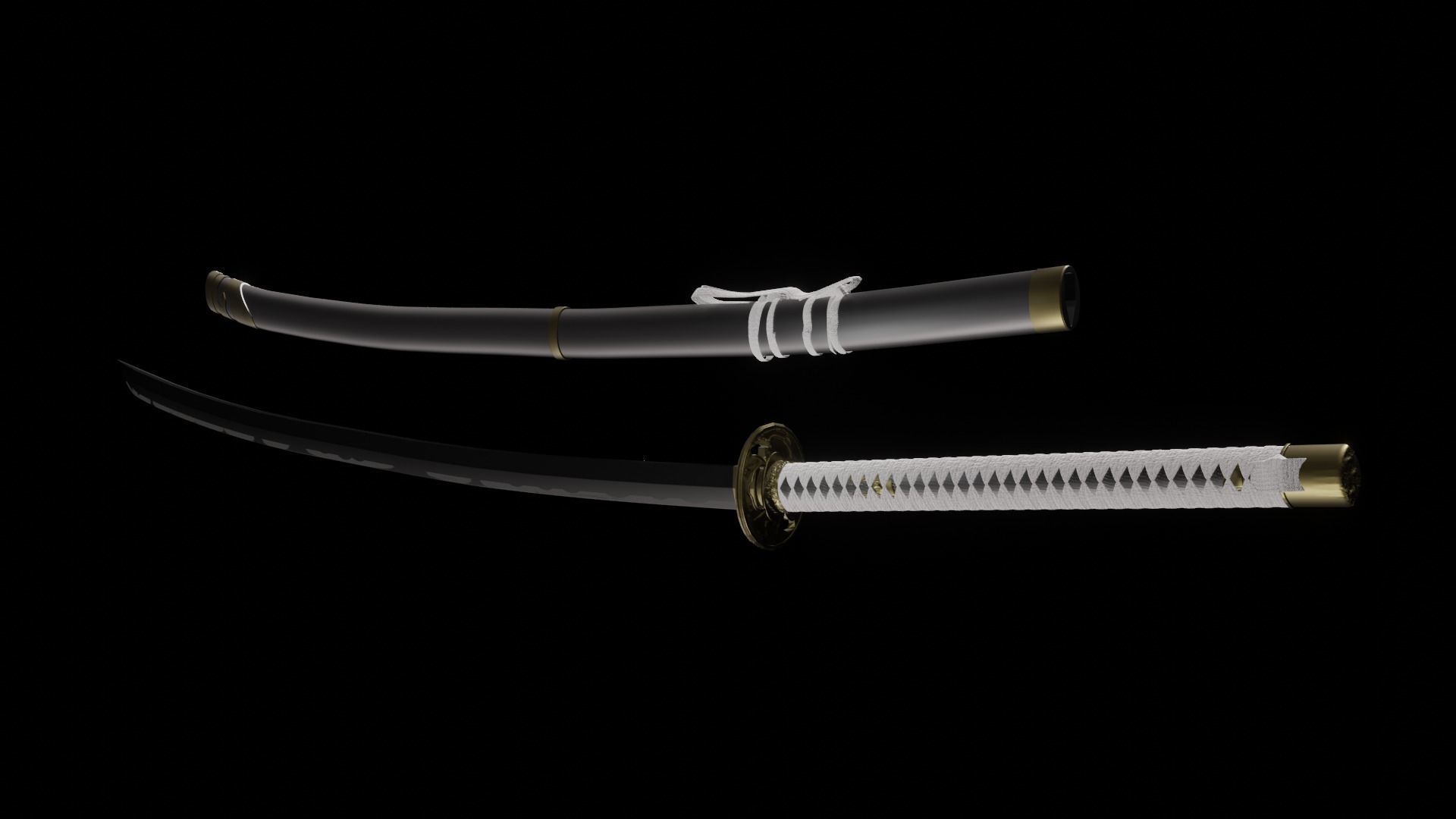 Masahiro Odachi Nihontou Dragon Samurai Odachi Katana free 3D model ...