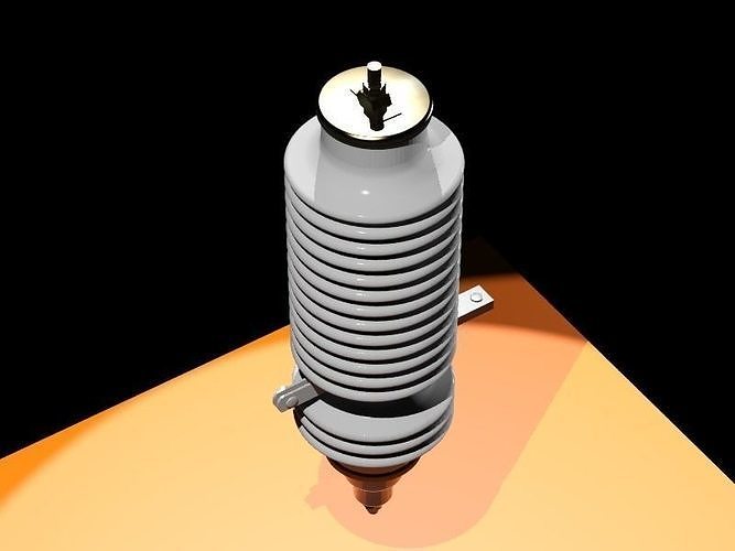 pararrayos de alta tension 3D model | CGTrader