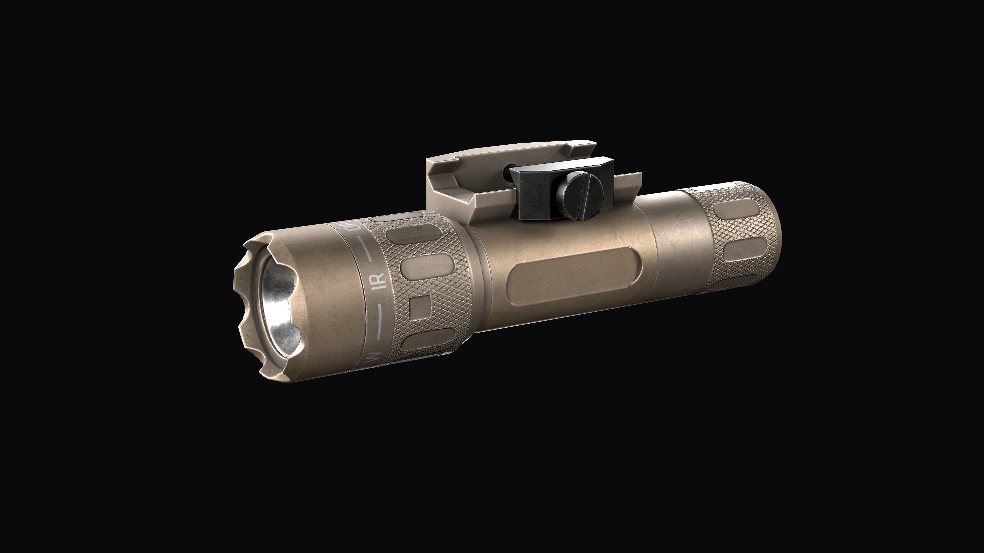3D model Insight WMX200 Tactical Weapon Light VR / AR / low-poly | CGTrader