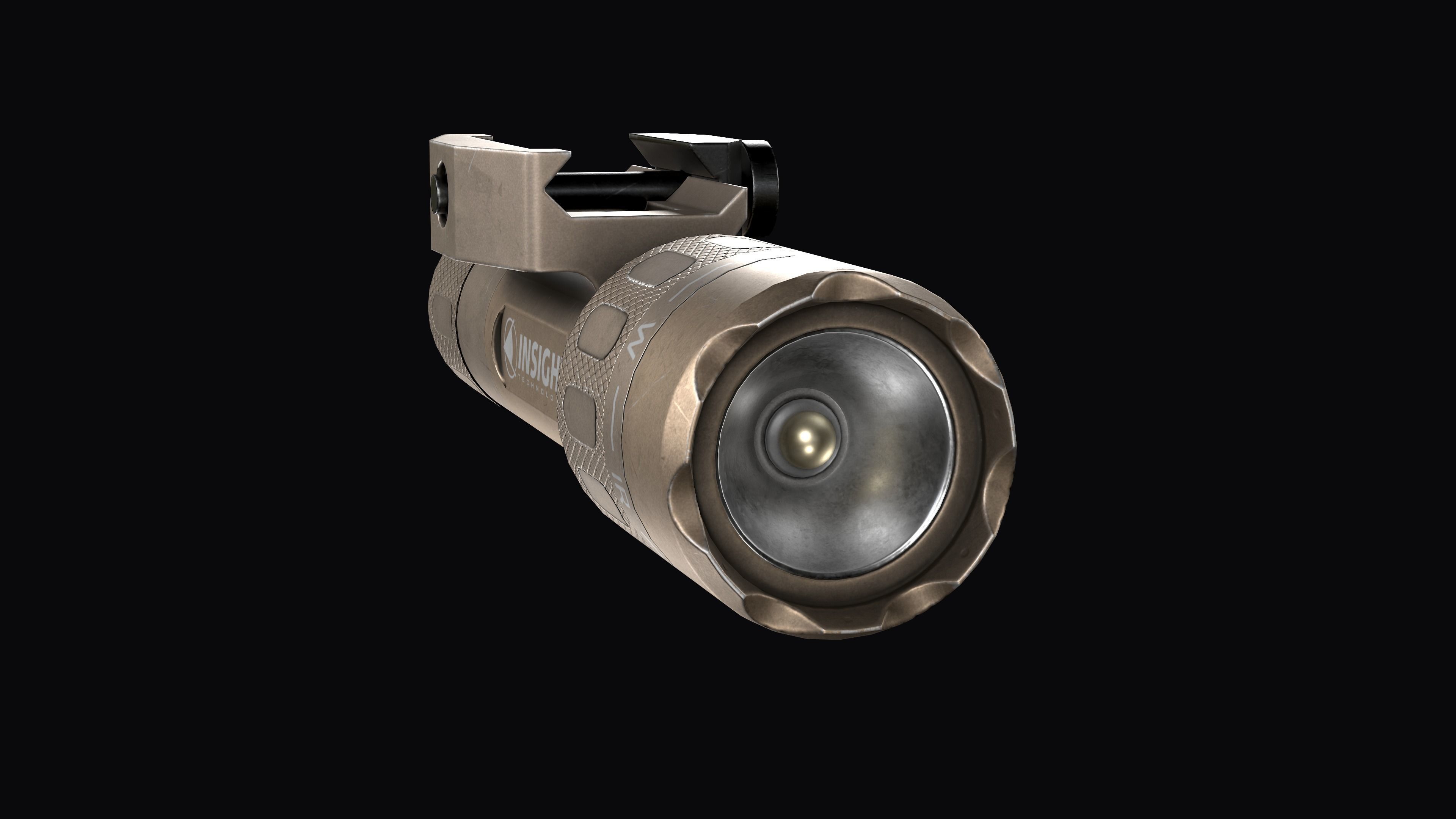 3D model Insight WMX200 Tactical Weapon Light VR / AR / low-poly | CGTrader