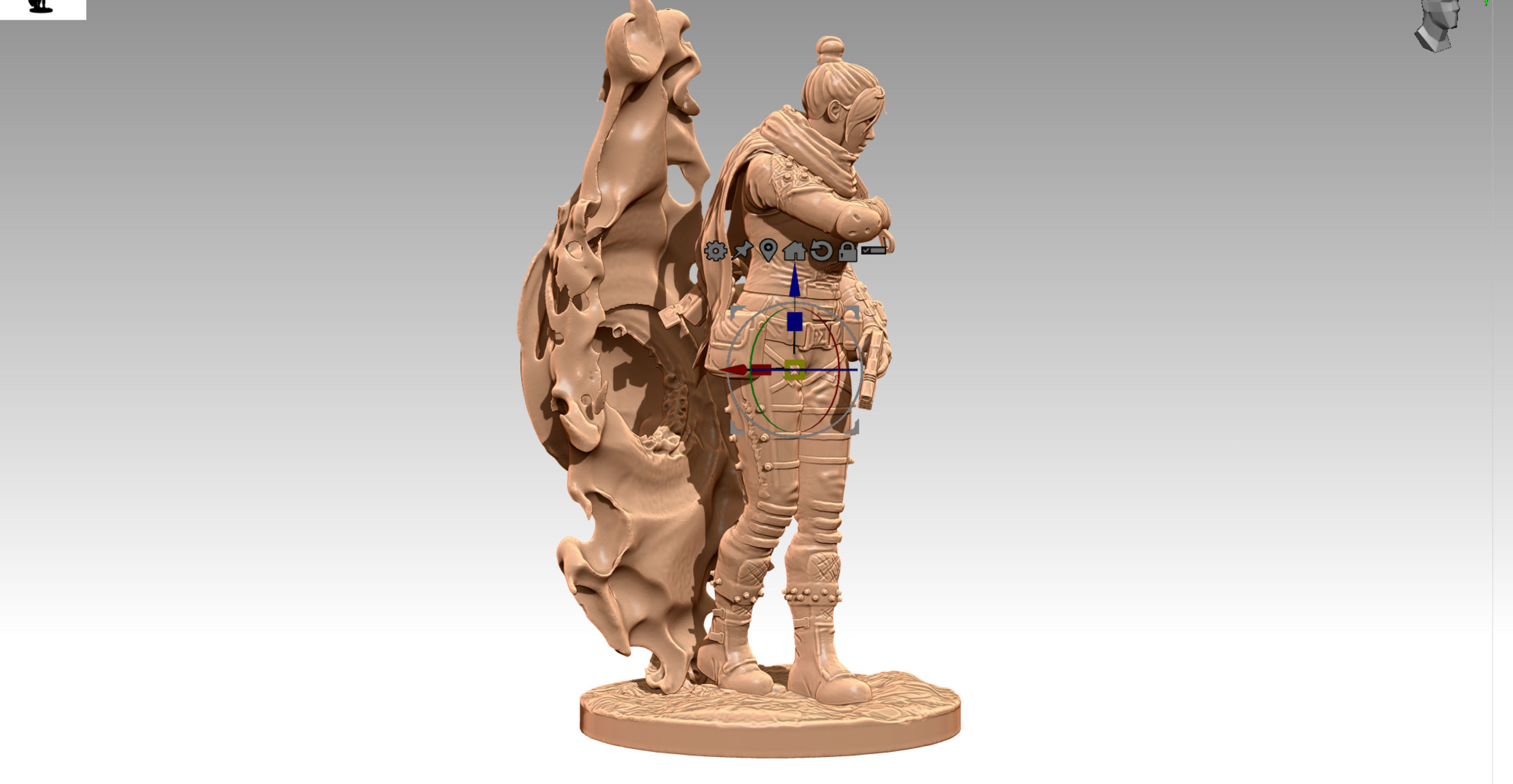 Apex Legends Wraith 3D print OBJ STL 3D model 3D printable | CGTrader