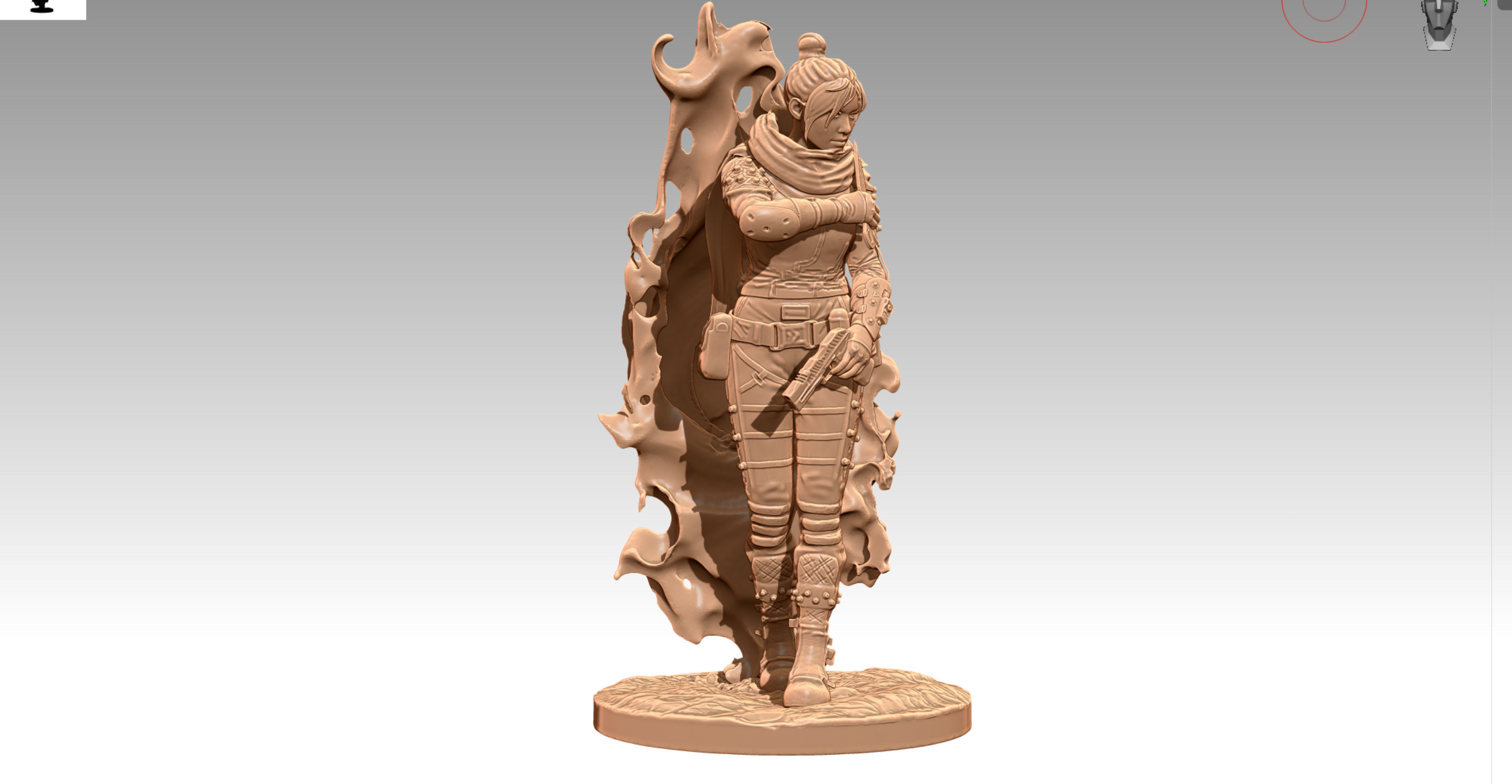 Apex Legends Wraith 3D print OBJ STL 3D model 3D printable | CGTrader