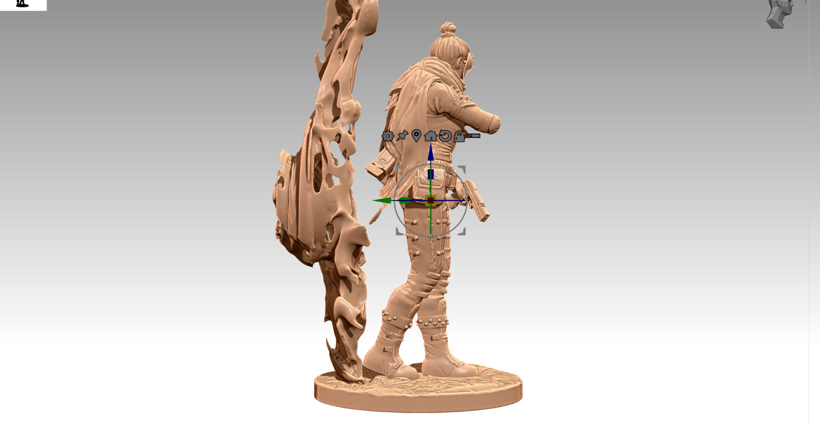Apex Legends Wraith 3D print OBJ STL 3D model 3D printable | CGTrader