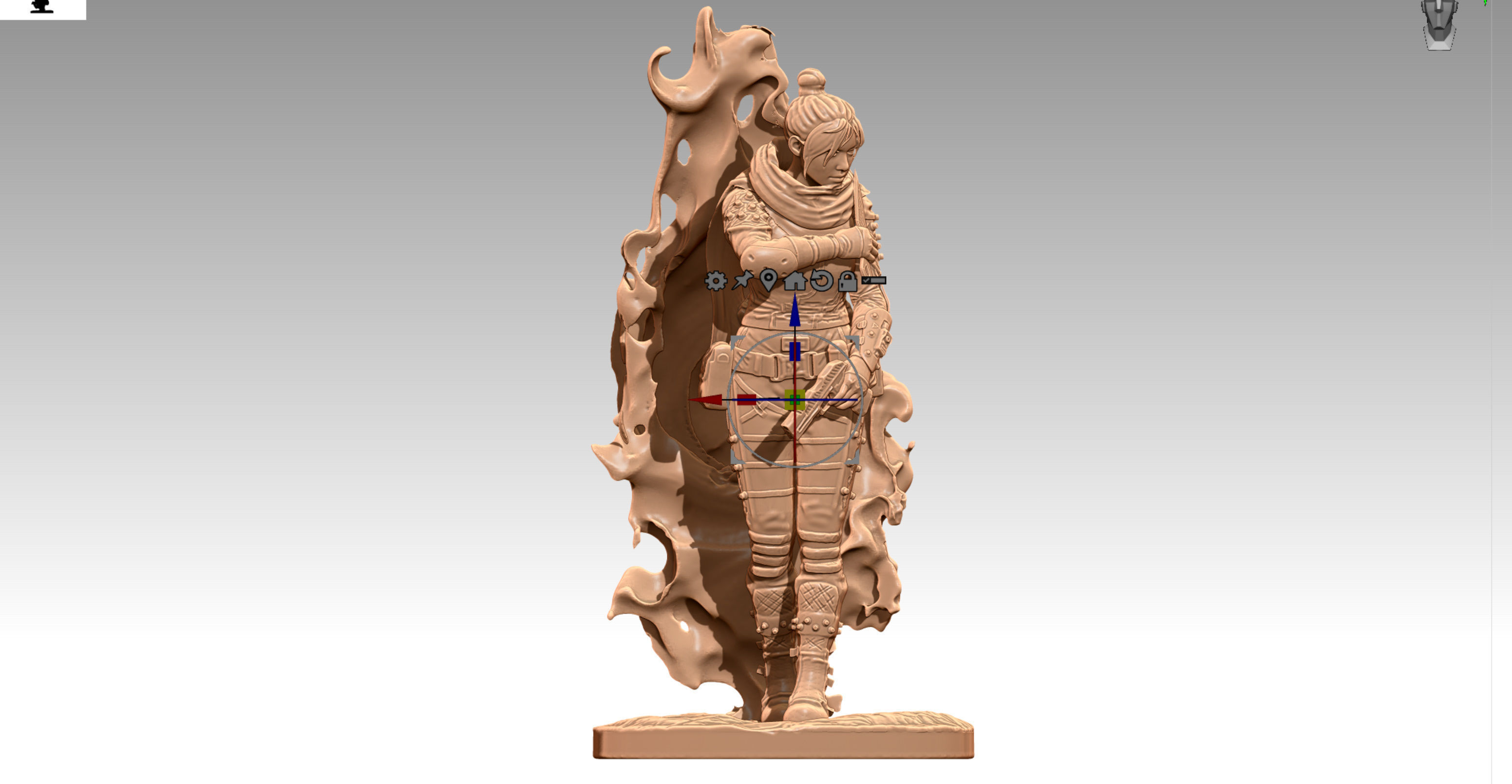 Apex Legends Wraith 3D print OBJ STL 3D model 3D printable | CGTrader