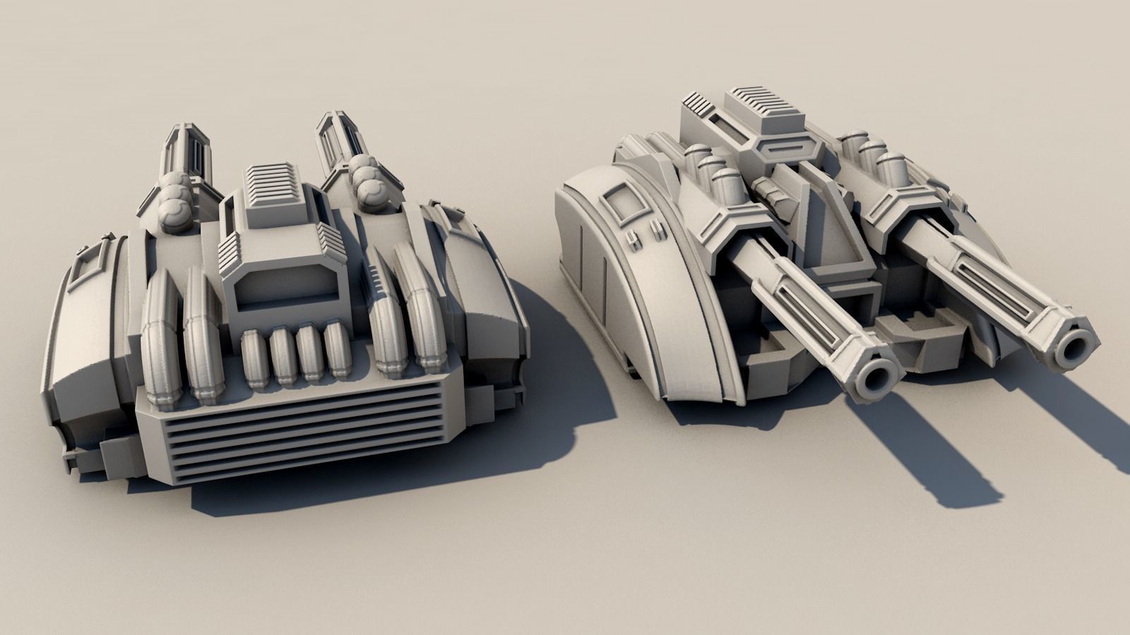 Battle Tank 3D model 3D printable | CGTrader