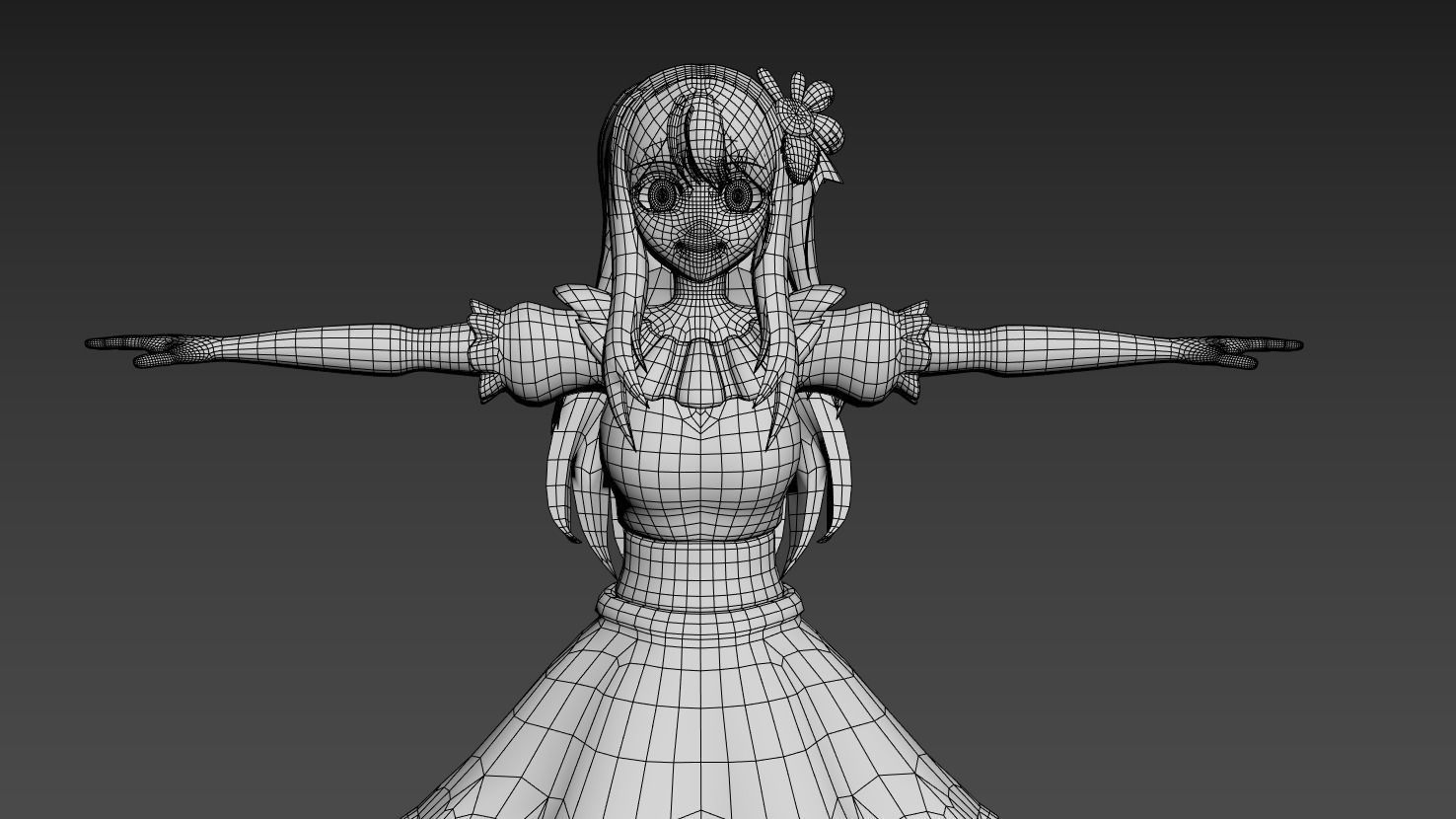 Oshi no Ko Hoshino Ai VRChat Avatar 3D model rigged | CGTrader