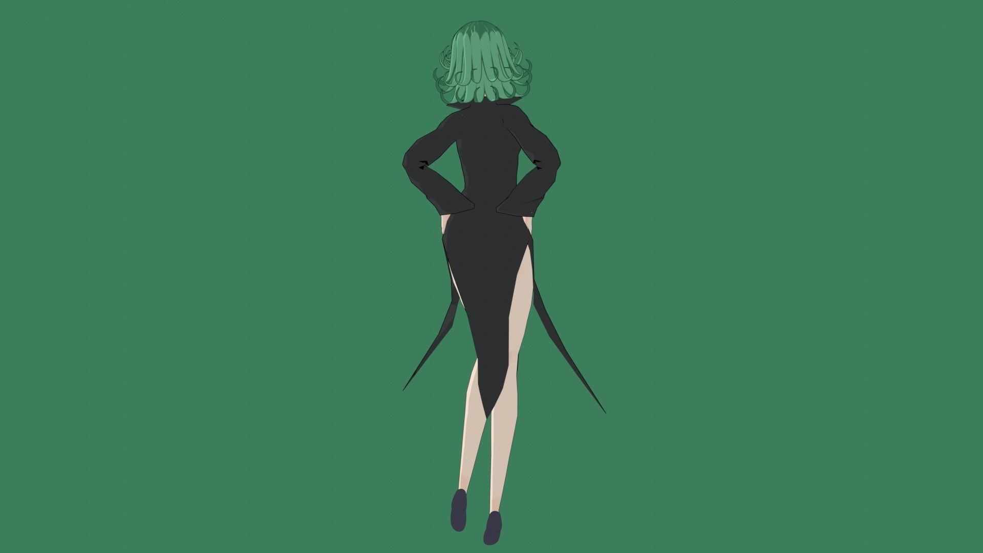 Tatsumaki - One Punch Man 3D model rigged | CGTrader