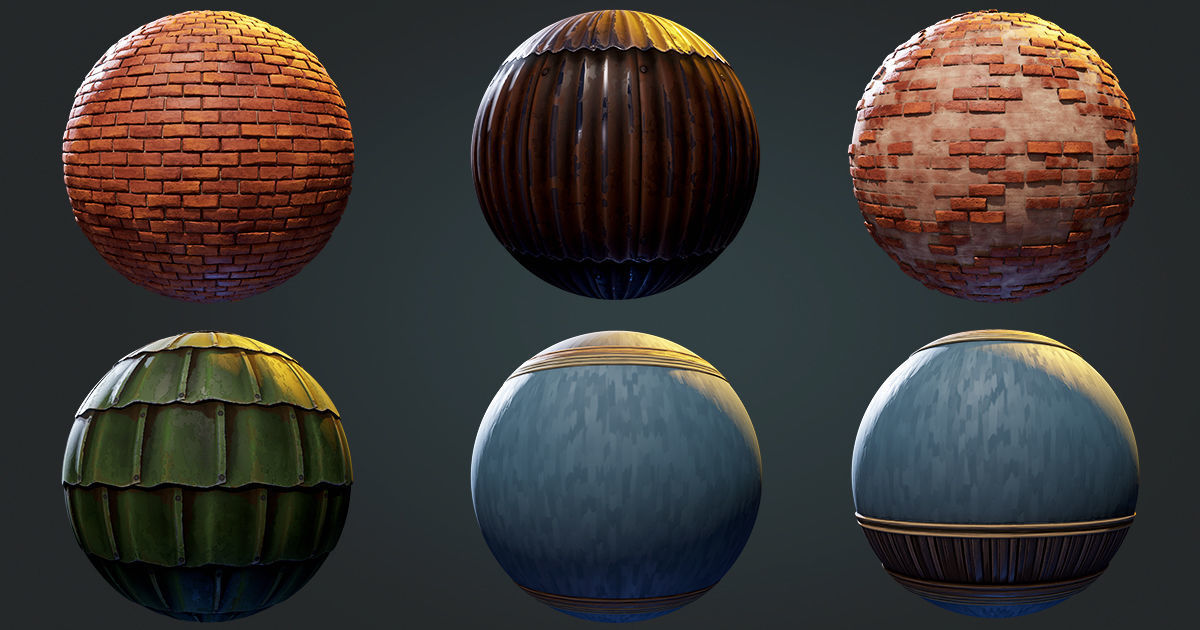Stylized Town collection | CGTrader