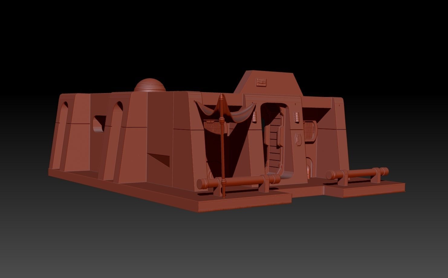 Mando Ranch Home 3D model 3D printable | CGTrader