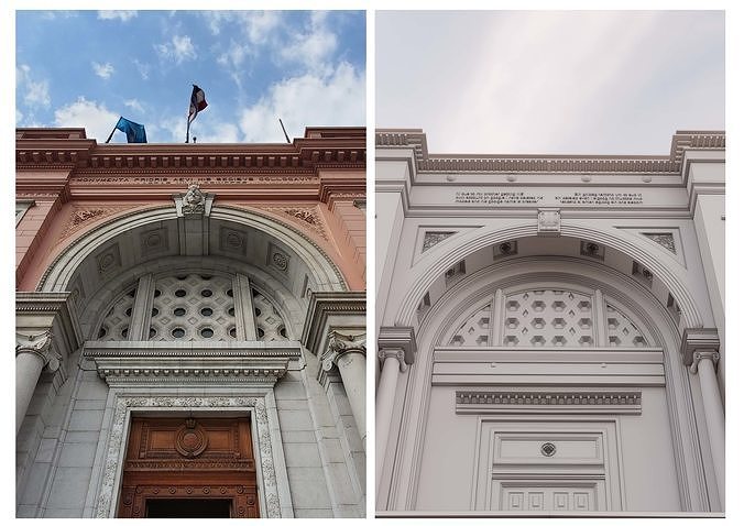 egyptian museum 3d model 3D model | CGTrader