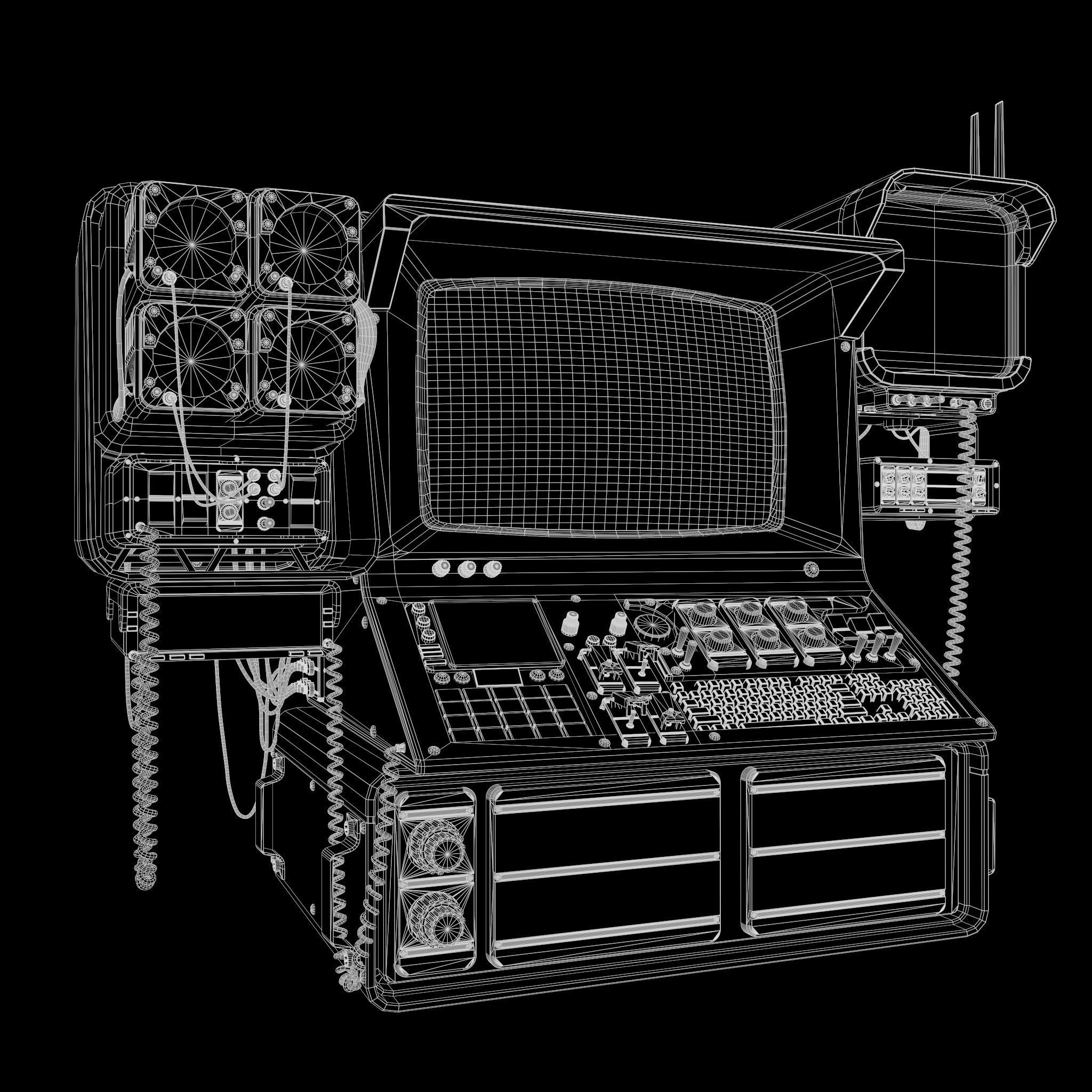 3D model Radar CPU Computer VR / AR / low-poly | CGTrader