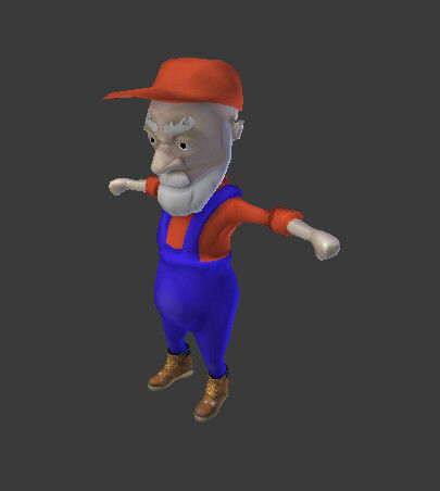 3D model Old mario VR / AR / low-poly | CGTrader