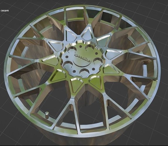 Speedline SL3 Cesare Wheels Rims 3D Print Ready 3D model 3D printable ...
