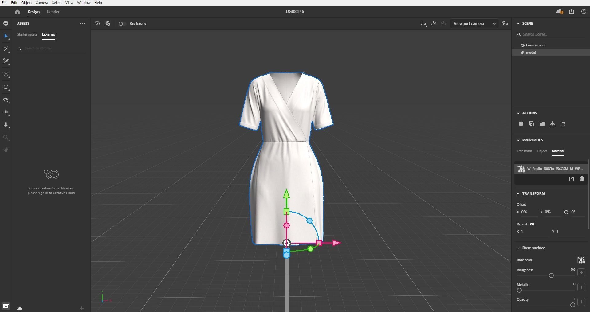 Women Top Design Clothing 3D model | CGTrader