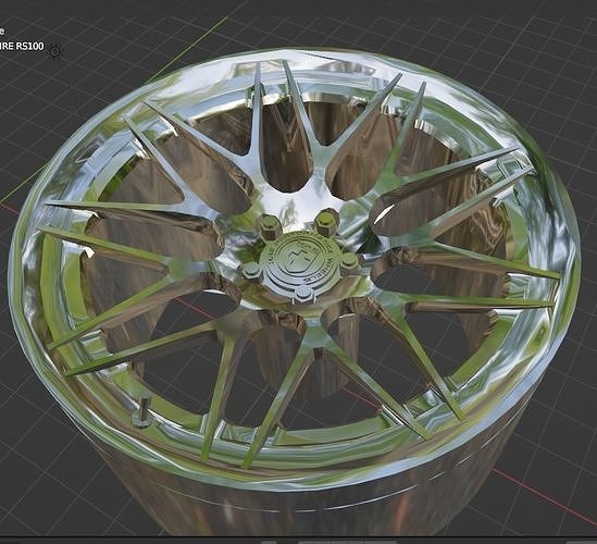 HRE RS1 RS100 Wheels Rims 3D Print Ready 3D model 3D printable | CGTrader