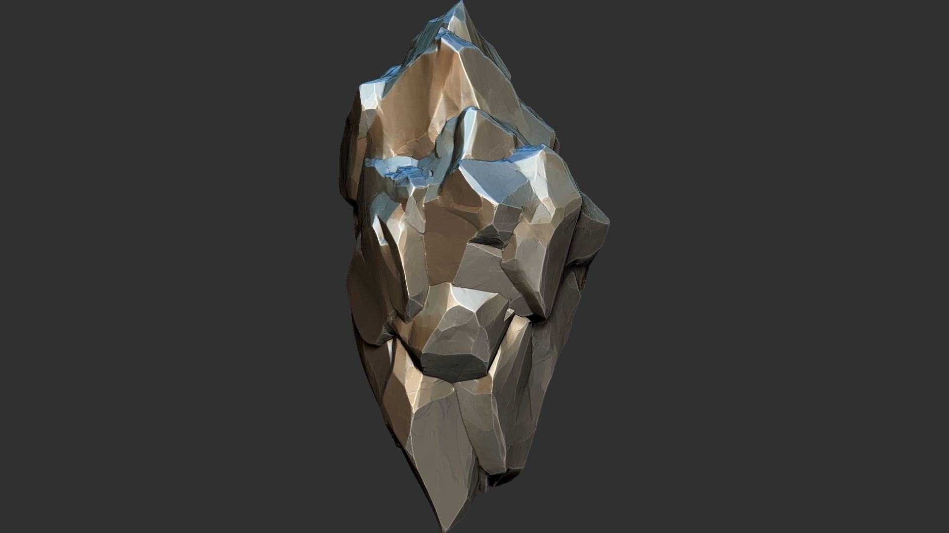 3D Suspended Mountain Zbrush sculpt 3D model | CGTrader