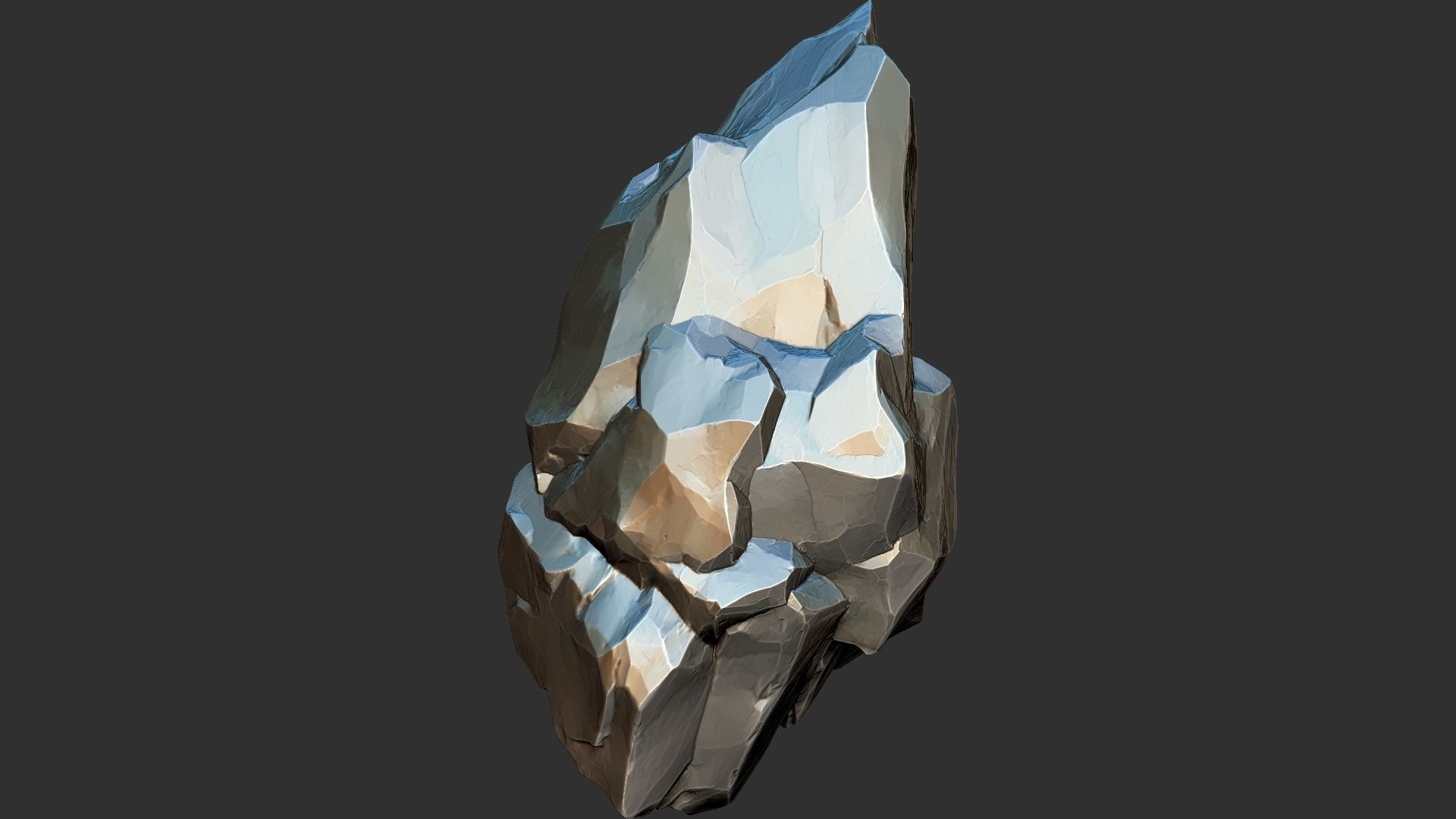 3D Suspended Mountain Zbrush sculpt 3D model | CGTrader