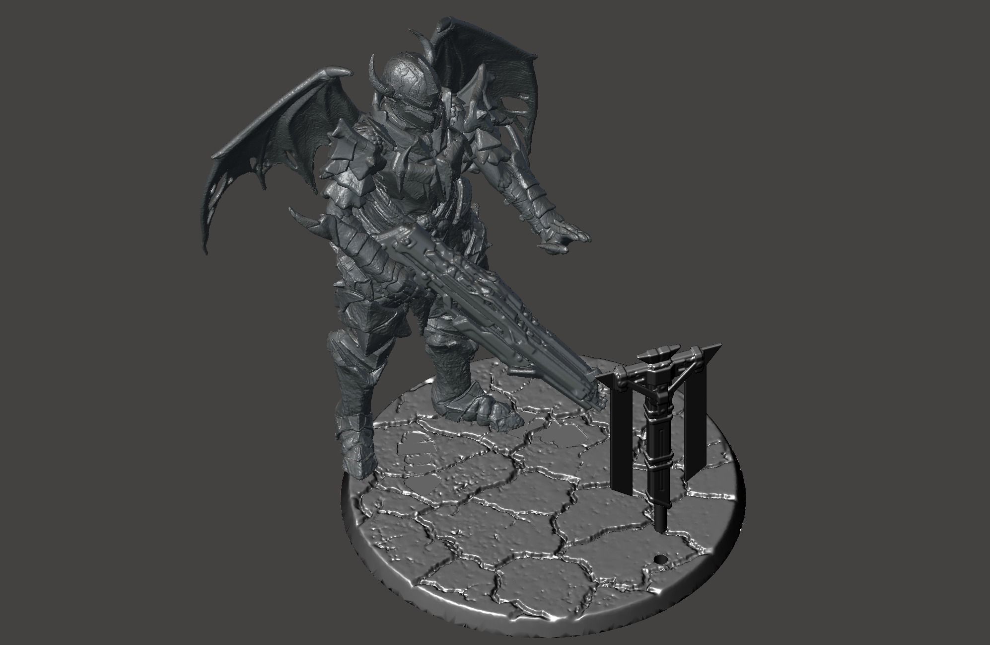 GALENA QUAKE CHAMPIONS TOTEM EPIC VANITY ULTRA HIGH DETAILED STL 3D ...