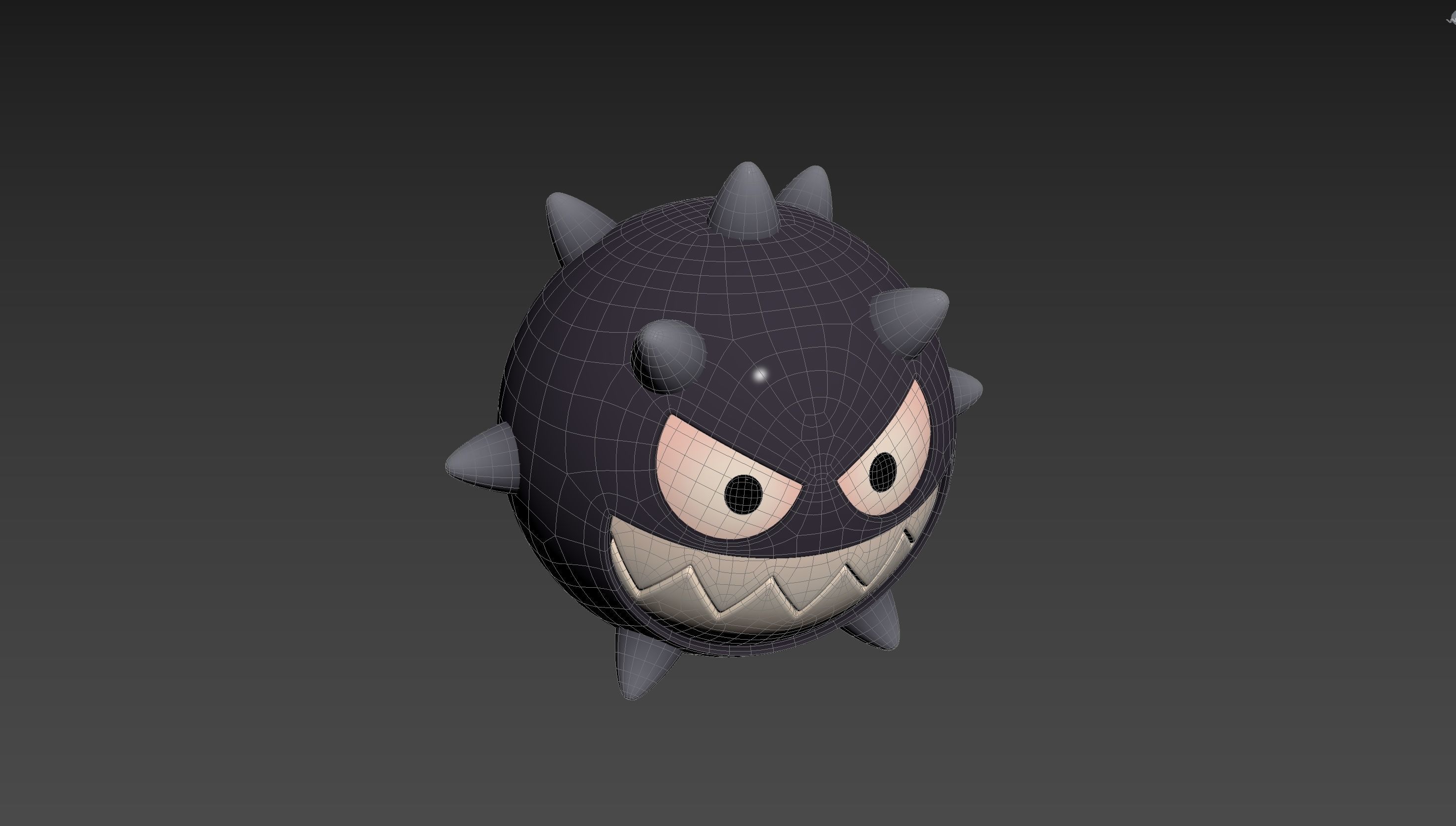 Character244 Spike Ball 3D model | CGTrader
